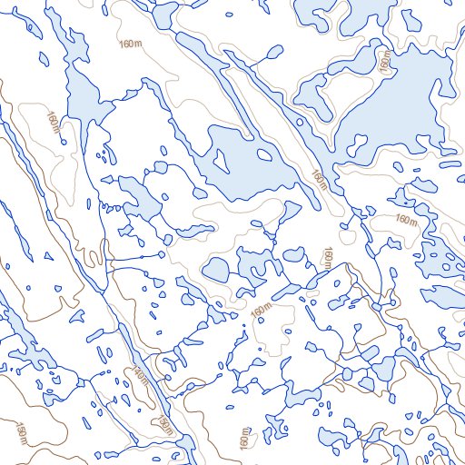 Boot Lake, NU (056A09 Toporama) Map by Natural Resources Canada ...
