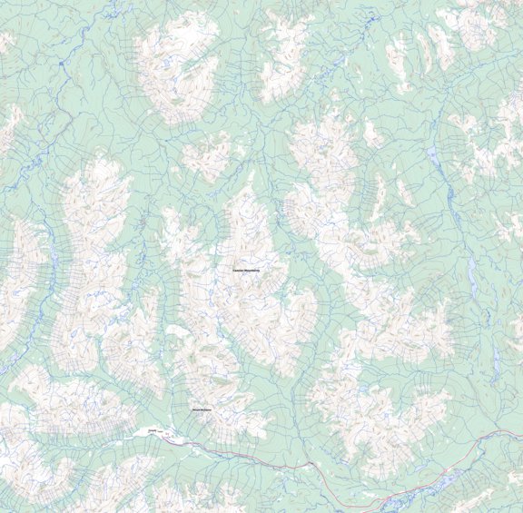 Cassiar, BC (104P05 Toporama) Map by Natural Resources Canada | Avenza Maps