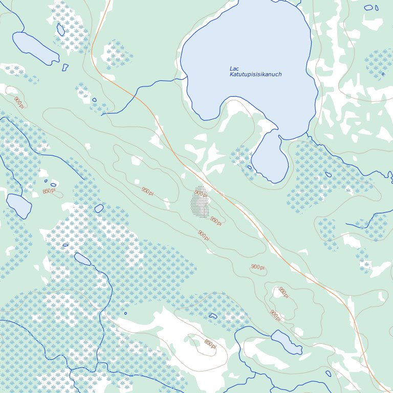 Chute Aux Iroquois, QC (032K12 Toporama) Map by Natural Resources ...