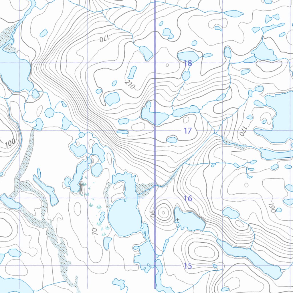 Cockburn River (037F06 CanTopo) Map by Natural Resources Canada ...