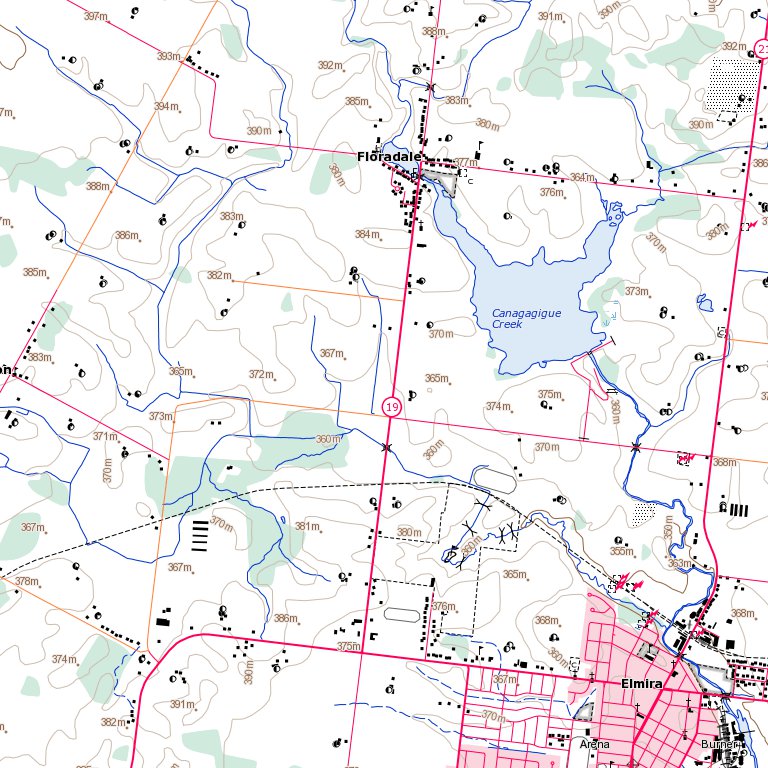Conestogo, ON (040P10 Toporama) Map by Natural Resources Canada ...