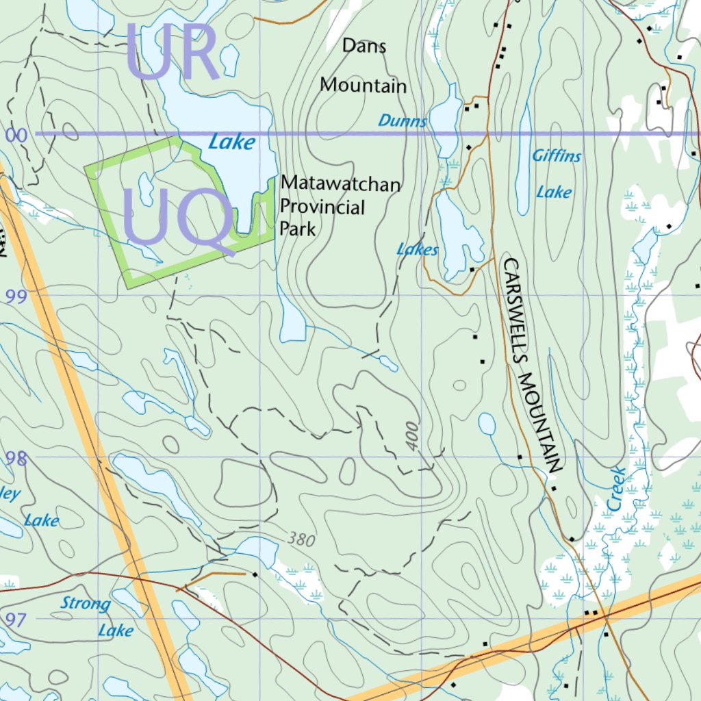 Denbigh (031F03 CanTopo) Map by Natural Resources Canada | Avenza Maps