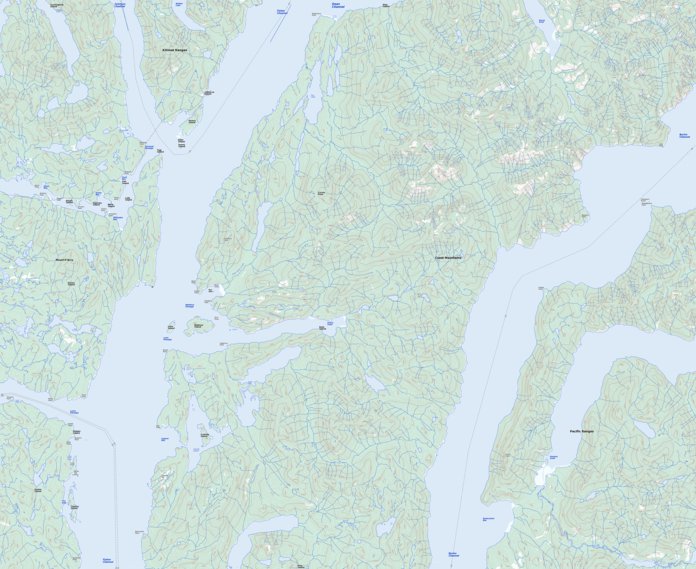 Fisher Channel (093D04 Toporama) Map by Natural Resources Canada ...