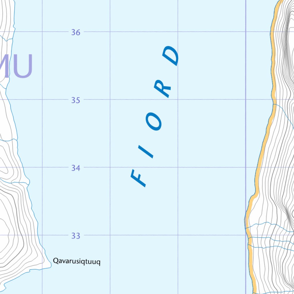 Kingnait Fiord, NU (026I02 CanTopo) Map by Natural Resources Canada ...