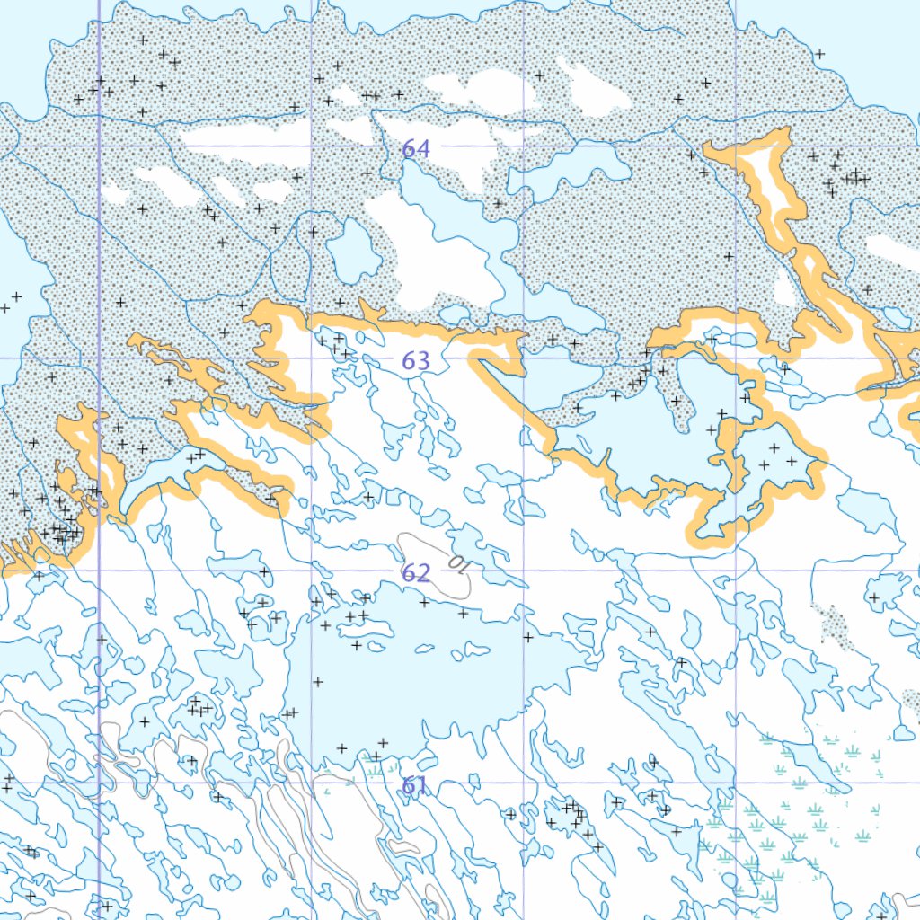 Nabukjuak Bay (036F06 CanTopo) Map by Natural Resources Canada | Avenza ...