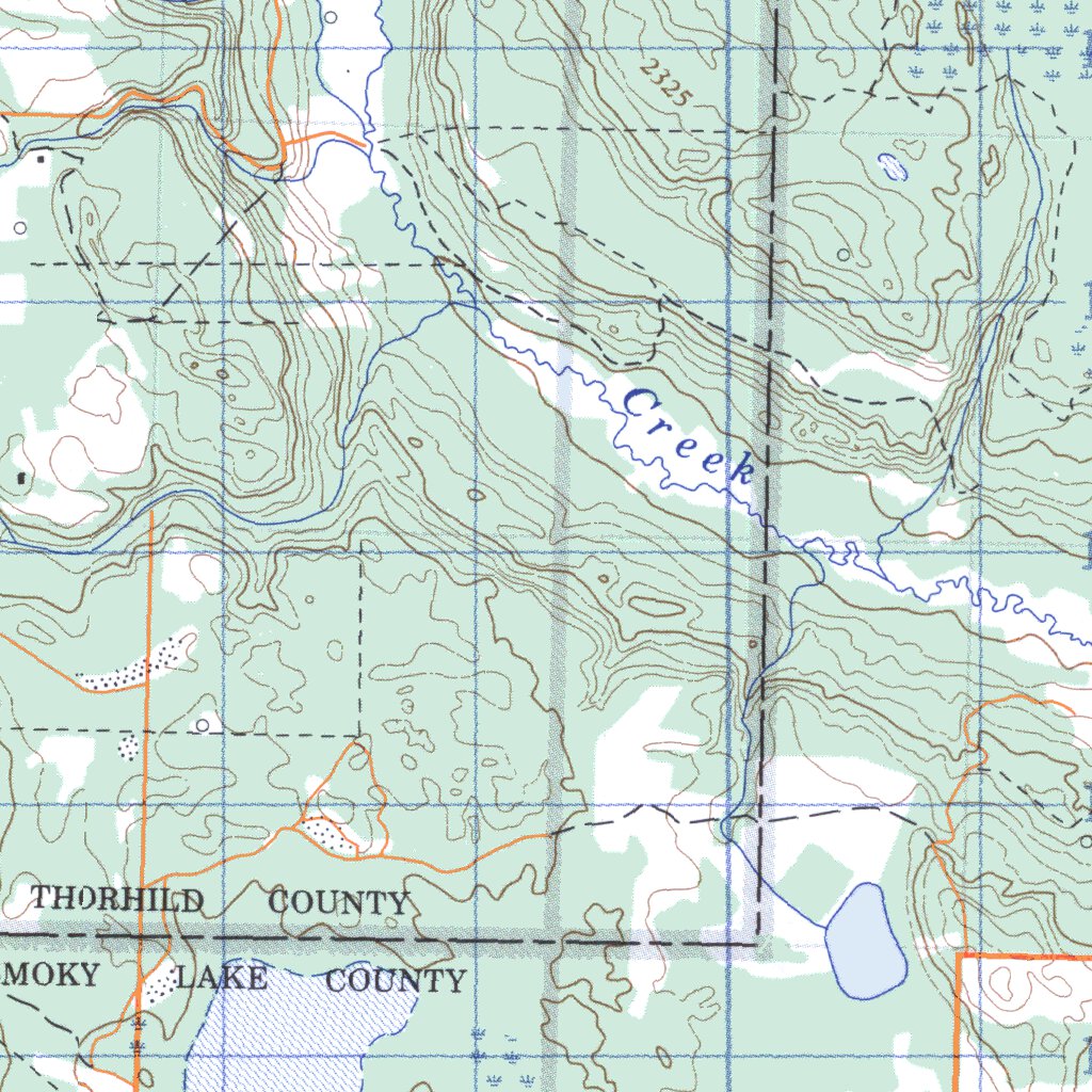 Newbrook, AB (083I07 CanMatrix) Map by Natural Resources Canada ...