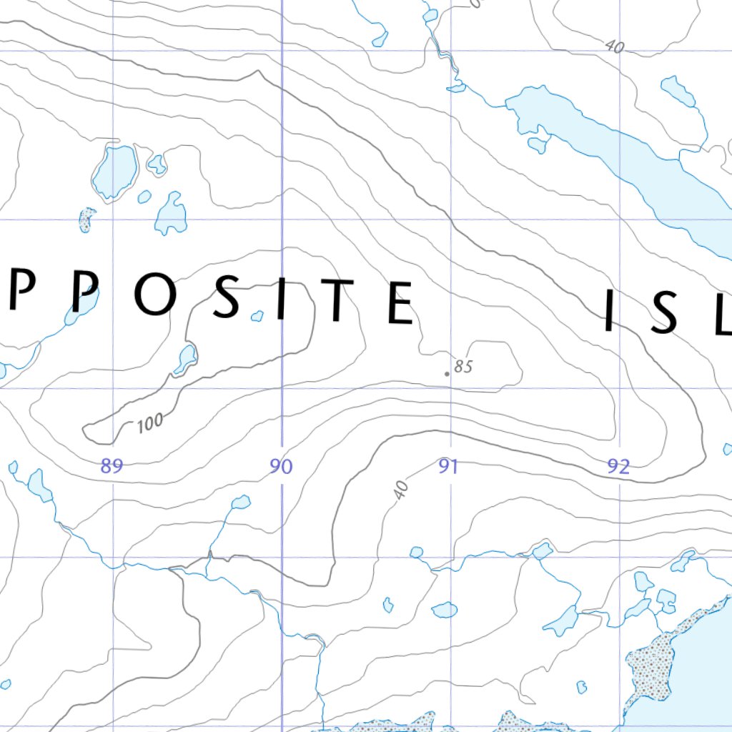 Opposite Island (046G14 CanTopo) Map by Natural Resources Canada ...