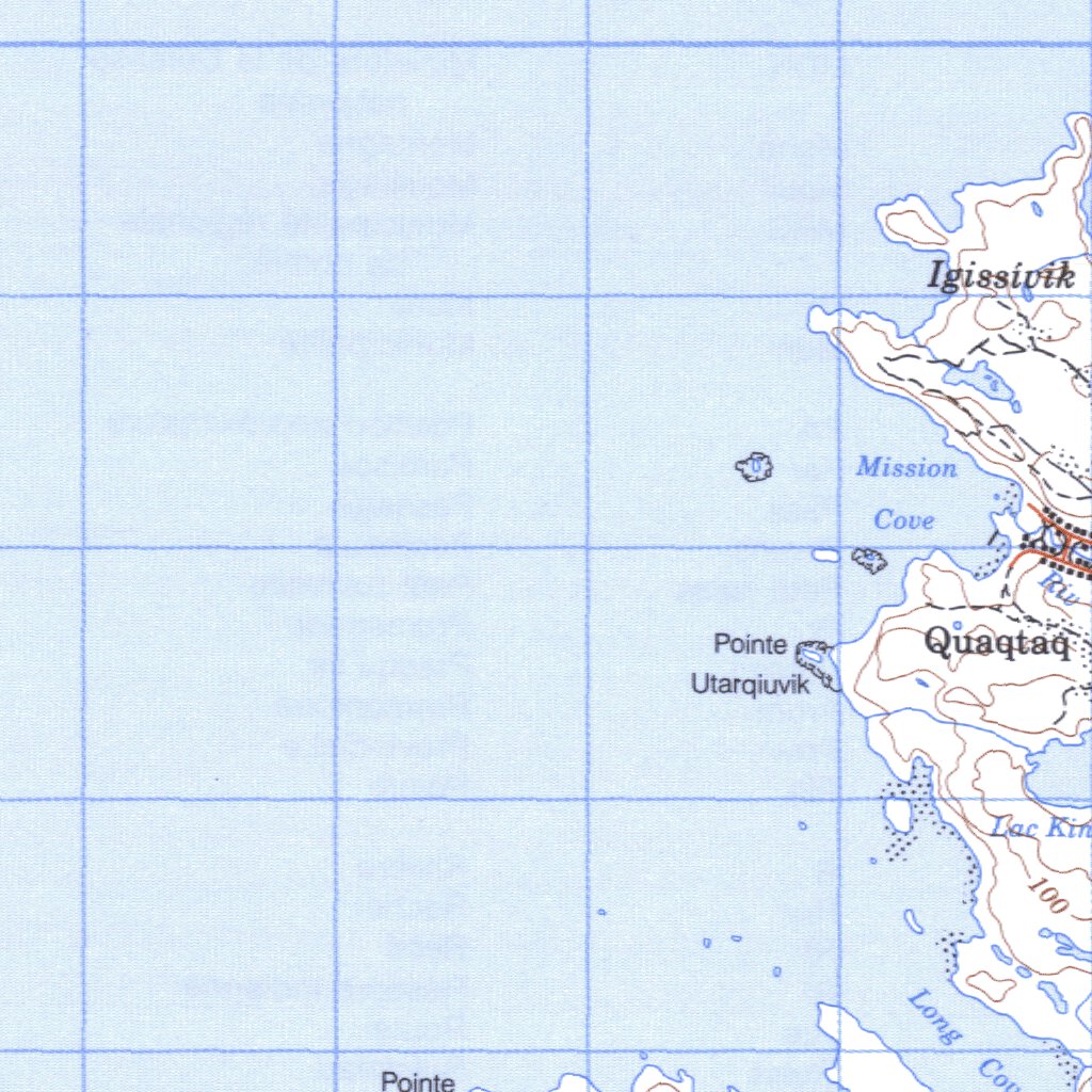 Quaqtaq, NU (025F04 CanMatrix) Map by Natural Resources Canada | Avenza ...
