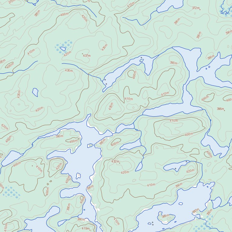 Reilly Lake, SK (064E03 Toporama) Map by Natural Resources Canada ...