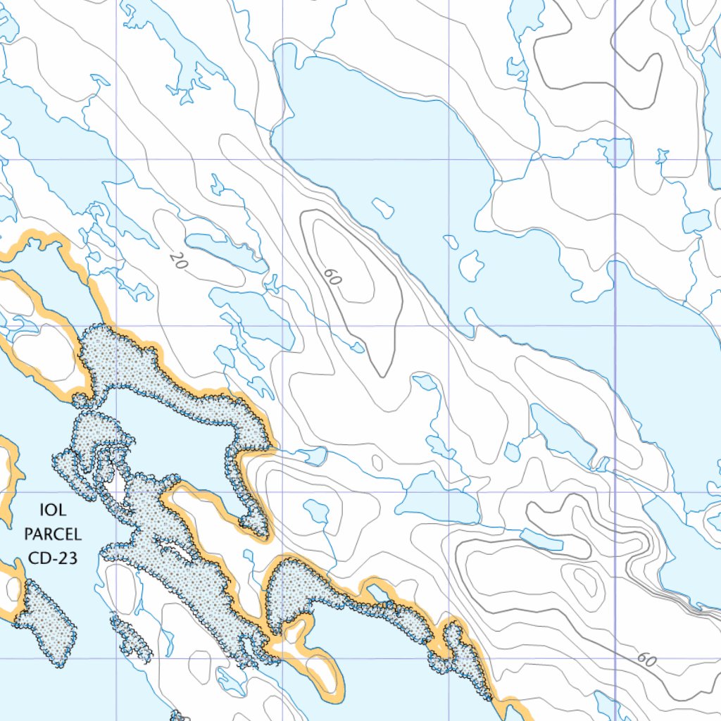 Tuksha Lake (036B11 CanTopo) Map by Natural Resources Canada | Avenza Maps