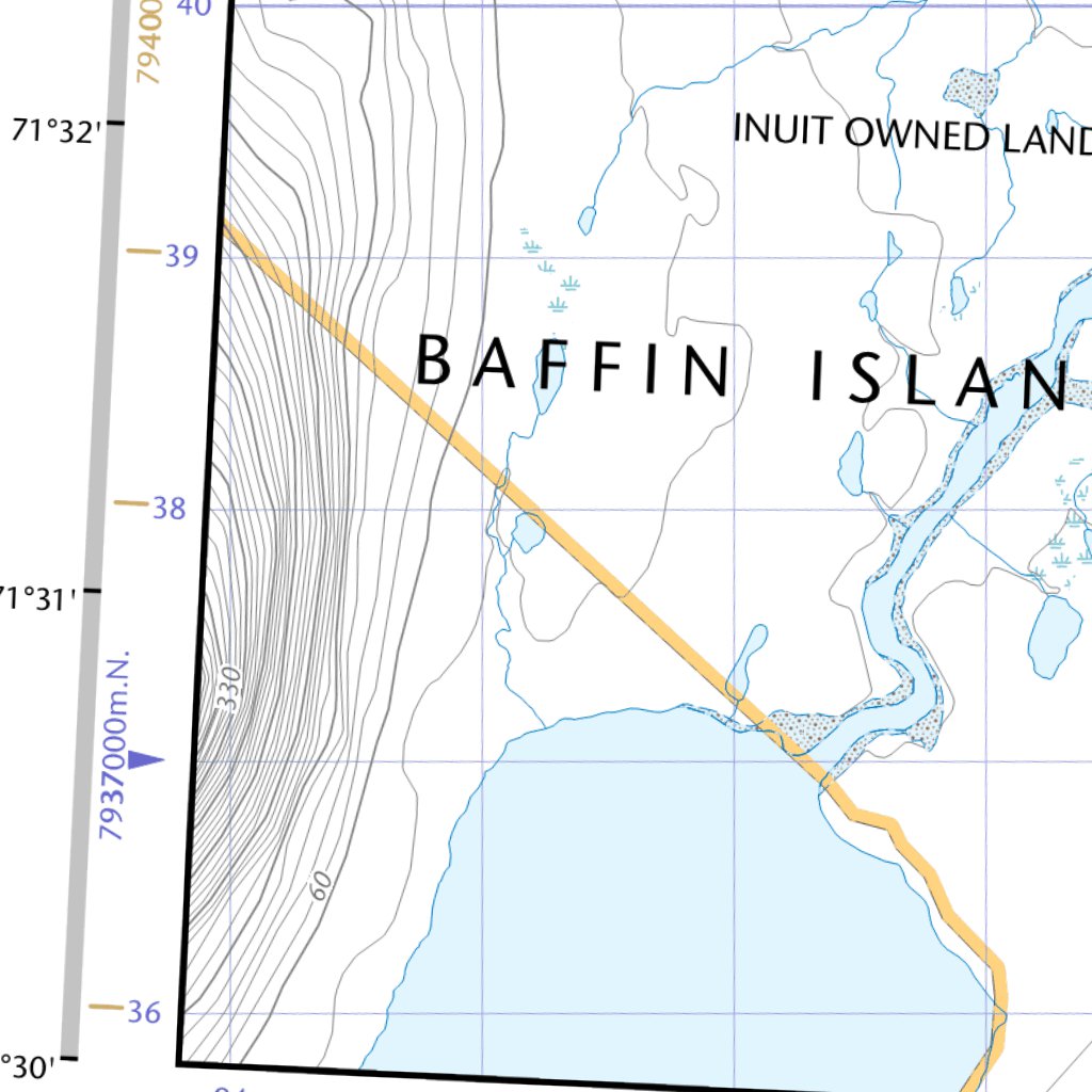 Unnamed (027G12 CanTopo) Map by Natural Resources Canada | Avenza Maps