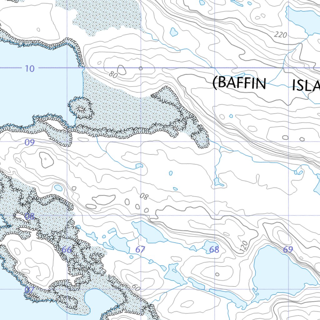 Unnamed, NU (025M04 CanTopo) Map by Natural Resources Canada | Avenza Maps