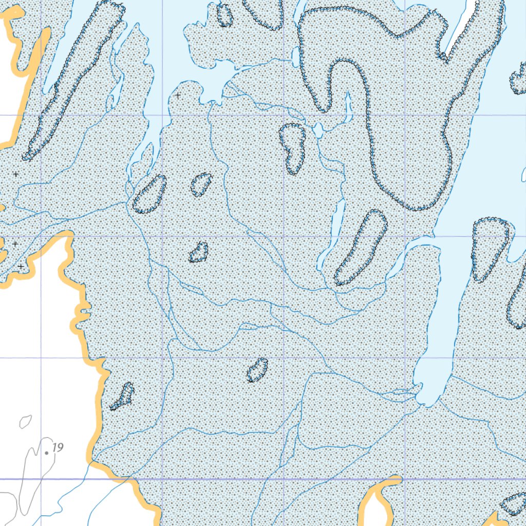 Viola Bay (036G05 CanTopo) Map by Natural Resources Canada | Avenza Maps