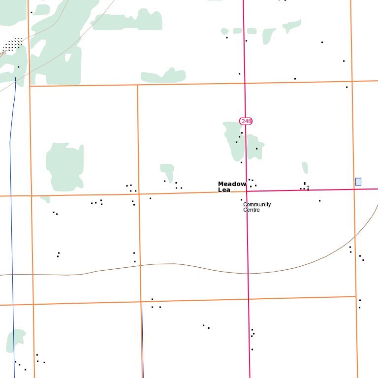 Warren, MB (062I04 Toporama) Map by Natural Resources Canada | Avenza Maps