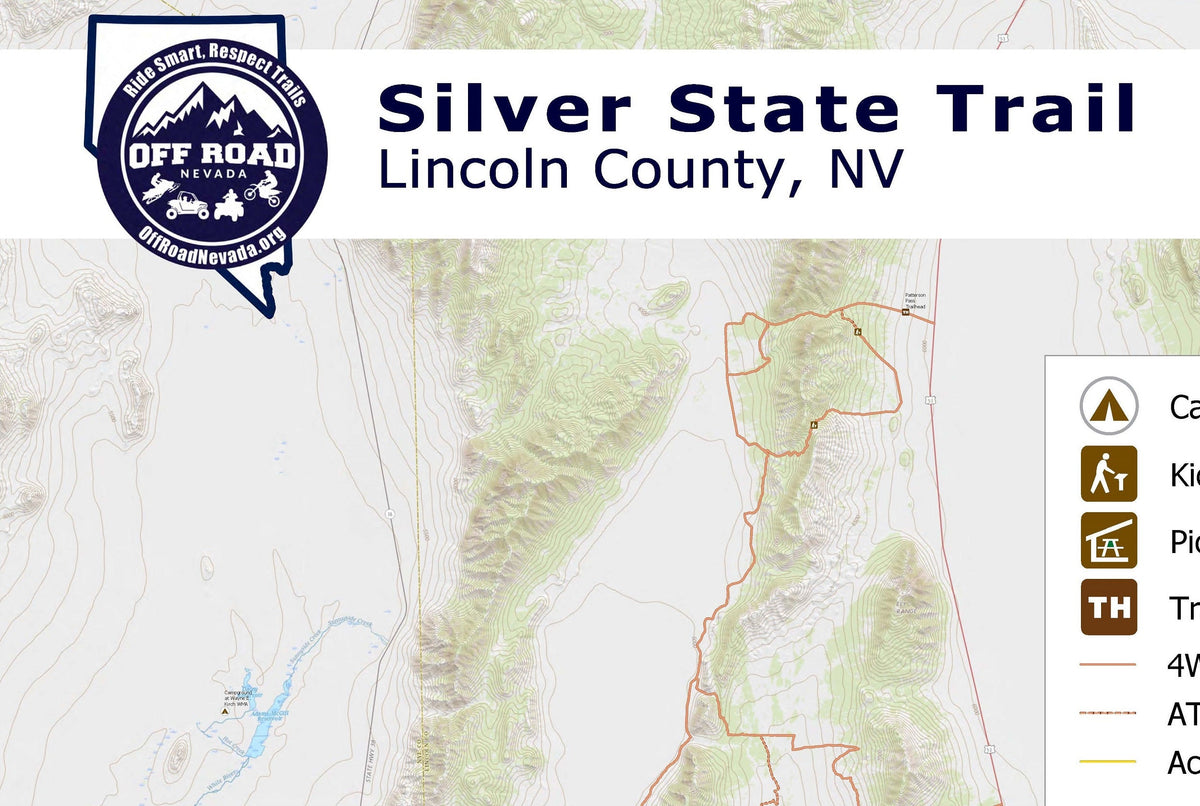 Silver State Trail Map by Nevada Department of Conservation and Natural ...