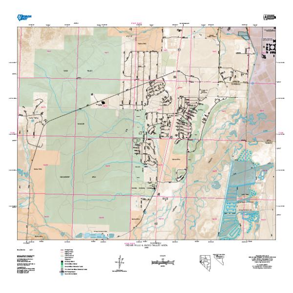 Indian Hills Area Map by Nevada Department of Transportation | Avenza Maps