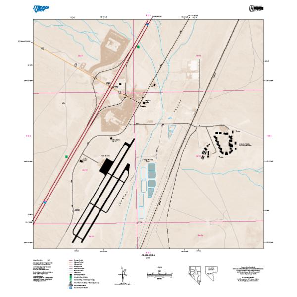 Jean Area Map by Nevada Department of Transportation | Avenza Maps