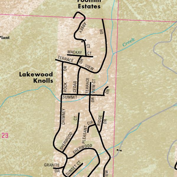 Kingsbury, Zephyr Cove Area Map by Nevada Department of Transportation ...