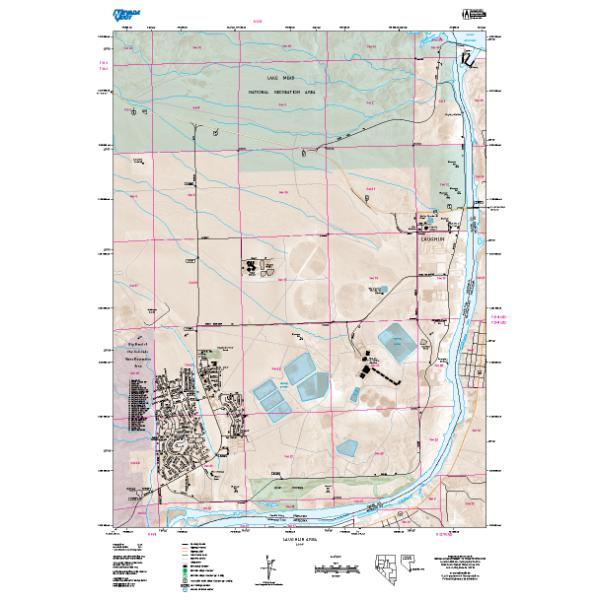 Laughlin Area Map by Nevada Department of Transportation | Avenza Maps