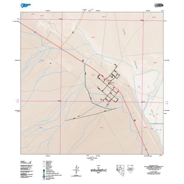 Luning Area Map by Nevada Department of Transportation | Avenza Maps