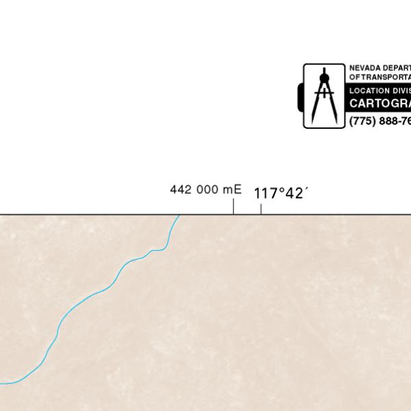 McDermitt Area Map by Nevada Department of Transportation | Avenza Maps