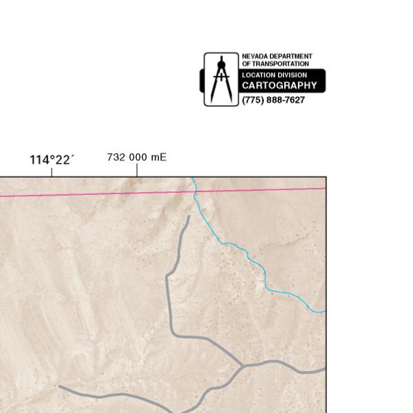 Panaca Area Map by Nevada Department of Transportation | Avenza Maps