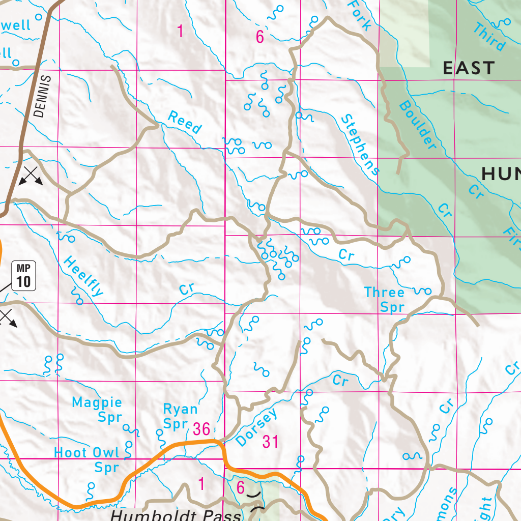 Quad 0303 - Ruby Mountains Map by Nevada Department of Transportation ...