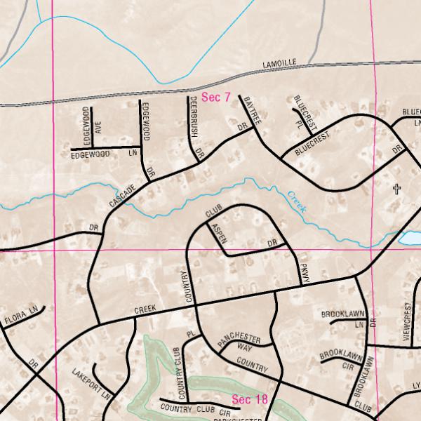 Spring Creek Area Map by Nevada Department of Transportation | Avenza Maps