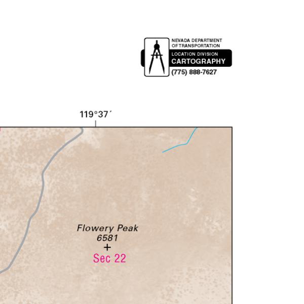 Virginia City Area Map by Nevada Department of Transportation | Avenza Maps