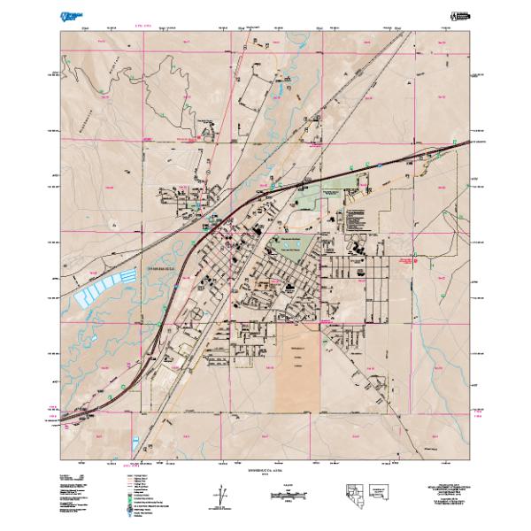 Winnemucca Area Map by Nevada Department of Transportation | Avenza Maps