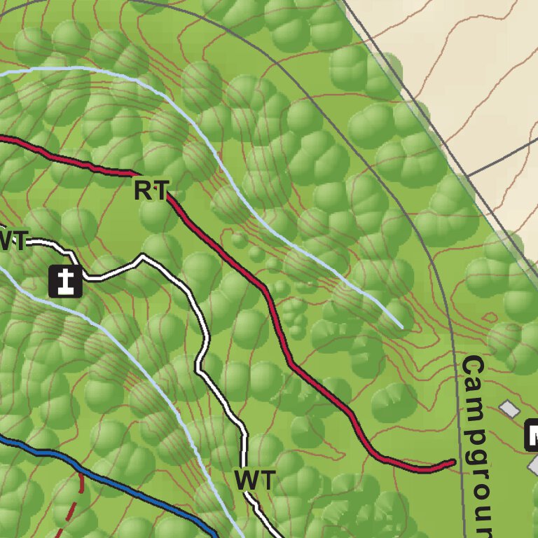 Keuka Lake State Park Trail Map by New York State Parks | Avenza Maps