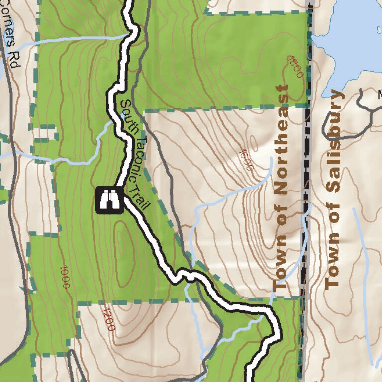 Taconic State Park Trail Map South by New York State Parks | Avenza Maps
