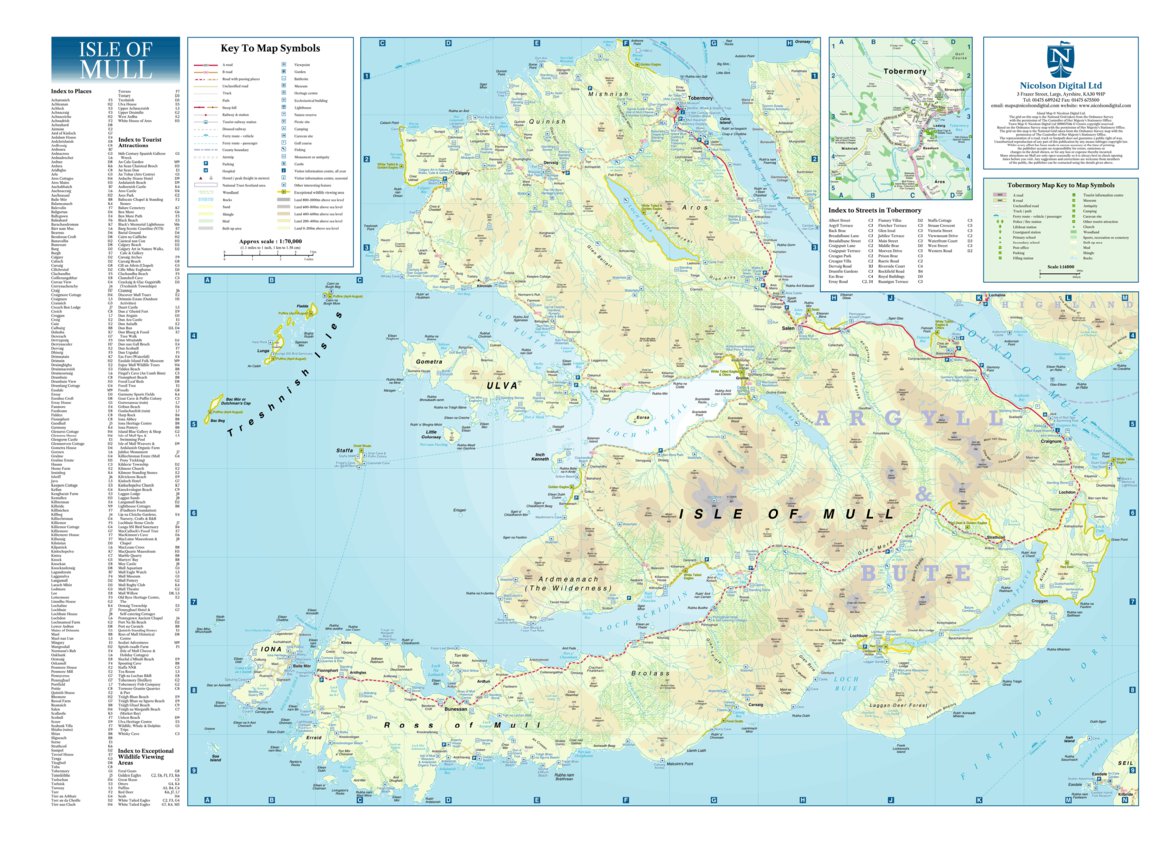 Isle of Mull Tourist Map by Nicolson Digital Ltd | Avenza Maps