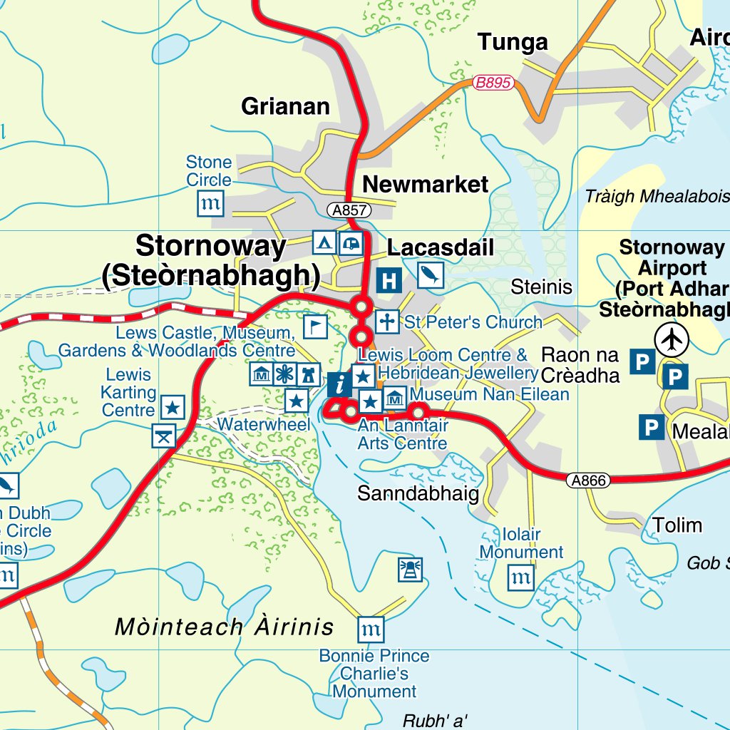 Outer Hebrides Tourist Map by Nicolson Digital Ltd | Avenza Maps
