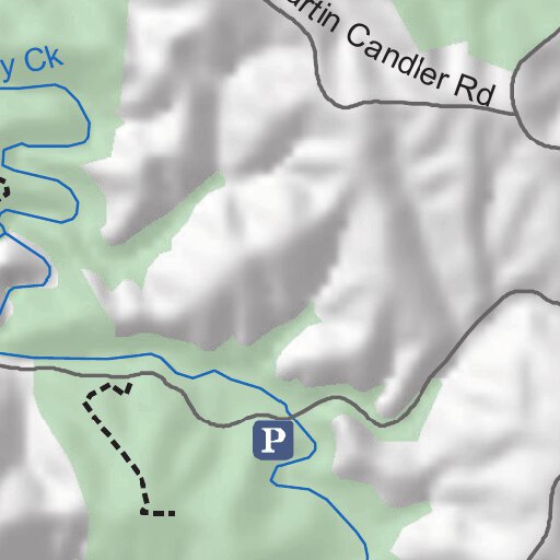 Sandy Mush Game Land Map by North Carolina Wildlife Resources ...