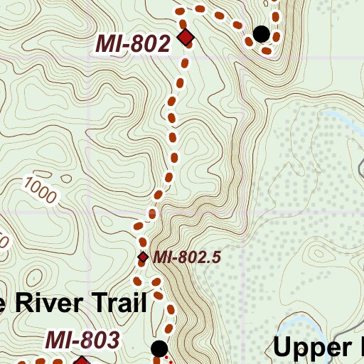 NCT MI-127 Map by North Country Trail Association | Avenza Maps