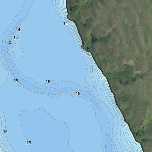 Darling, Lake - Grano Landing Area Map by North Dakota Game and Fish ...