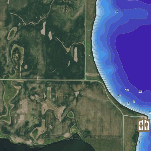 Dry Lake - McIntosh County Map by North Dakota Game and Fish Department ...