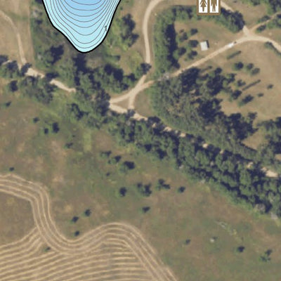 Warsing Dam - Eddy County Map by North Dakota Game and Fish Department ...