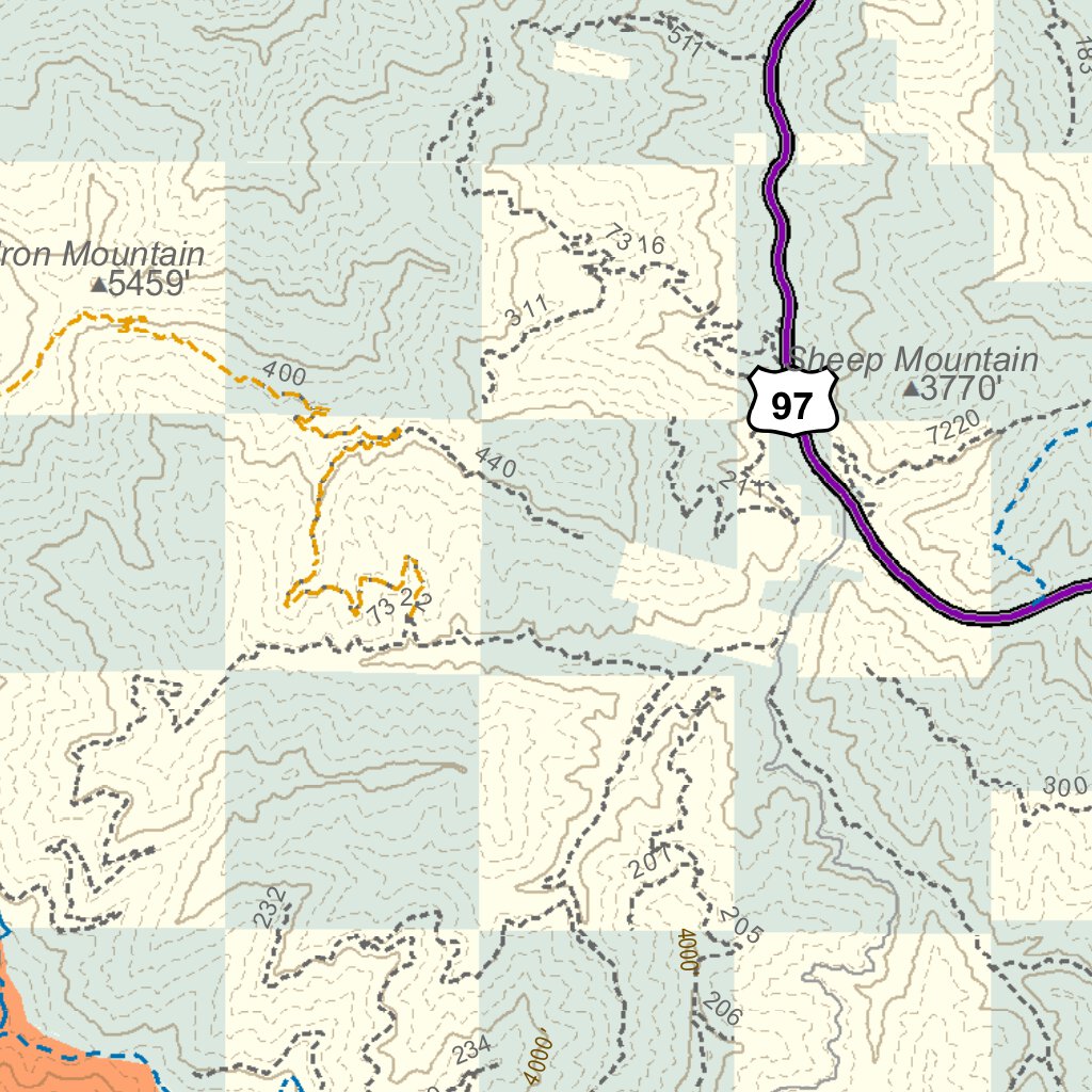 SnowmobileTrails: Central Cascades, Northern Kittitas County Map by ...