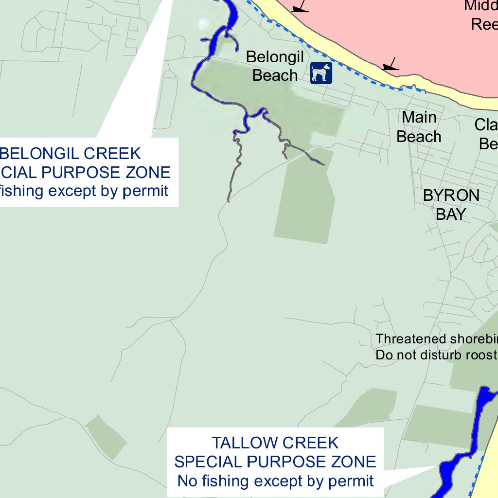 Cape Byron Marine Park Zoning Map by NSW Department of Primary ...