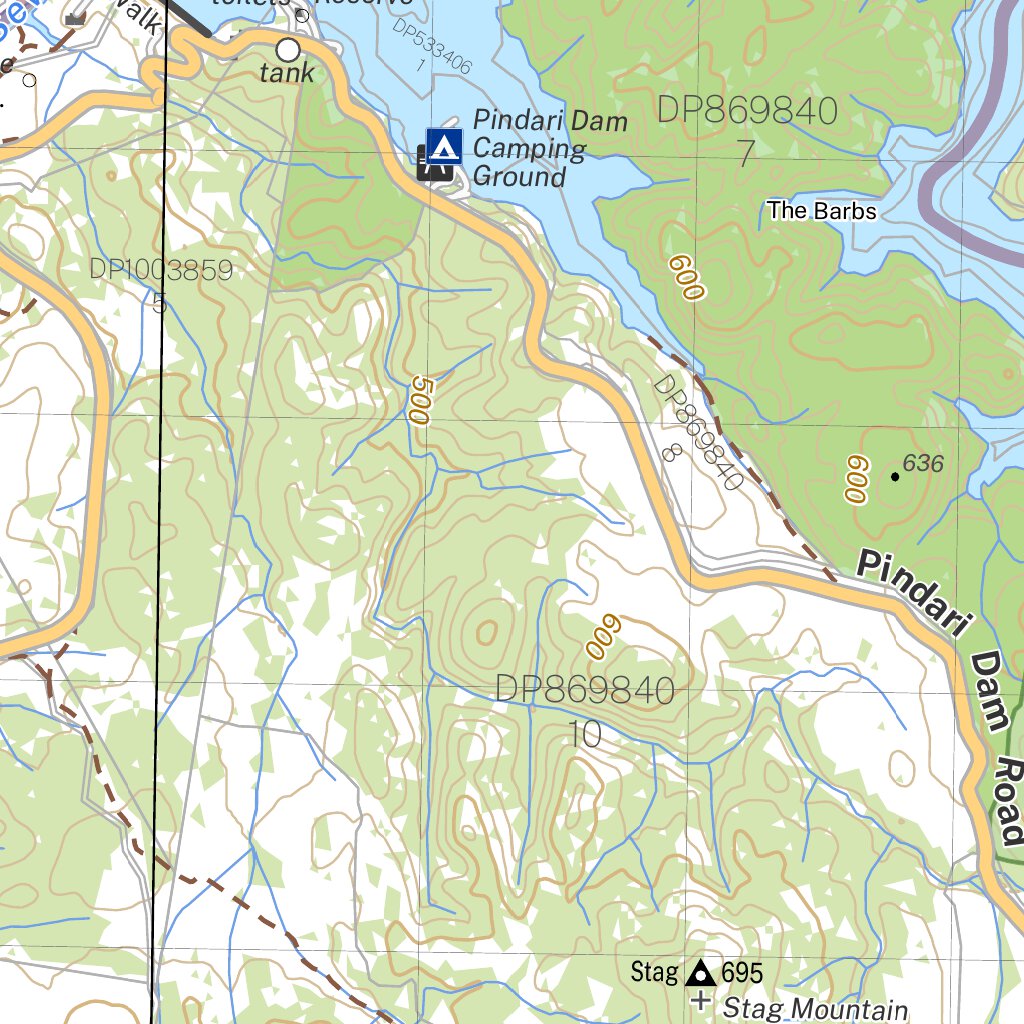 Ashford 9139-S Map by NSW Government Spatial Services | Avenza Maps