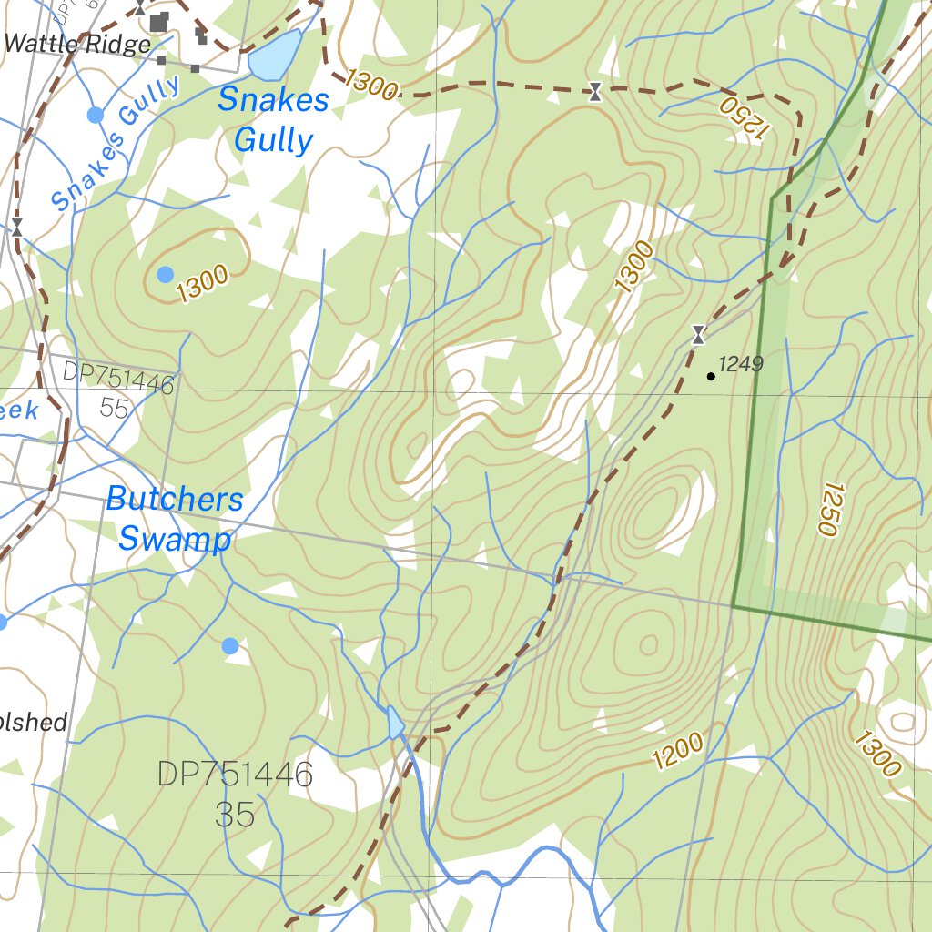 Backwater 9237-1N Map by NSW Government Spatial Services | Avenza Maps