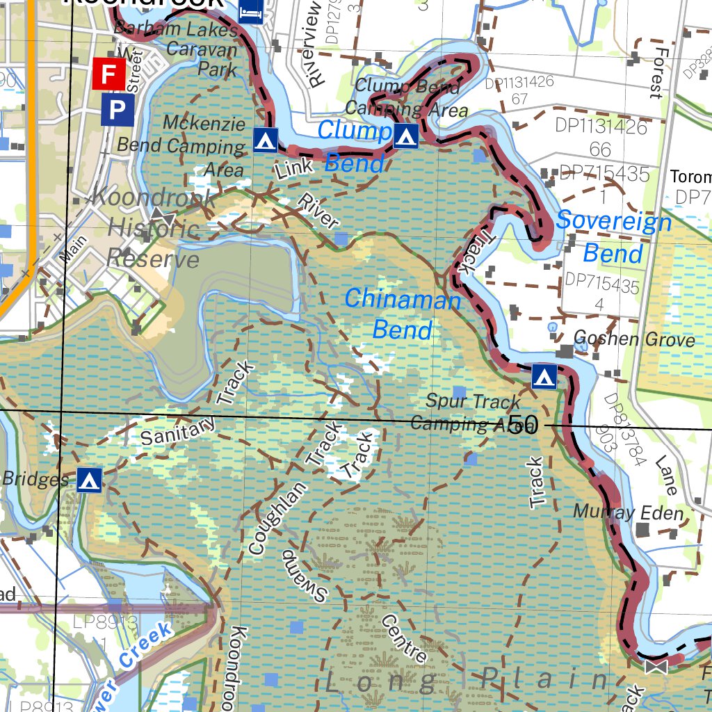 Barham 7726-N Map by NSW Government Spatial Services | Avenza Maps