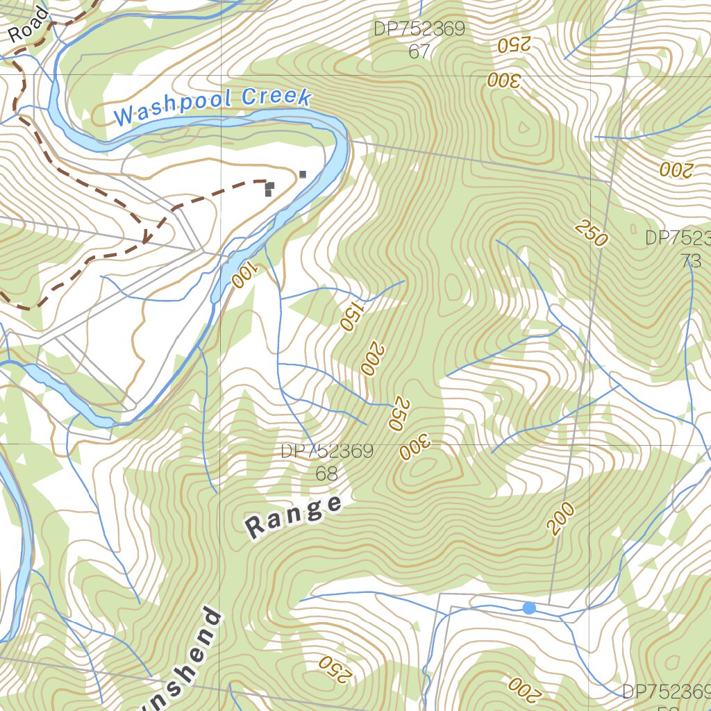 Baryulgil 9439-4S Map by NSW Government Spatial Services | Avenza Maps