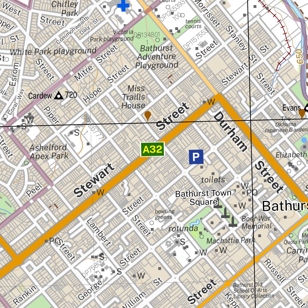Bathurst 8831-3S Map by NSW Government Spatial Services | Avenza Maps
