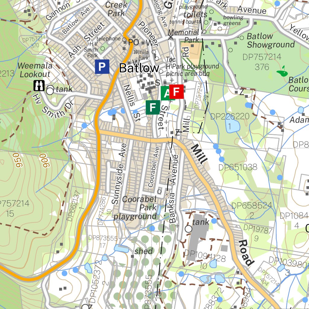 Batlow 8526-4N Map by NSW Government Spatial Services | Avenza Maps