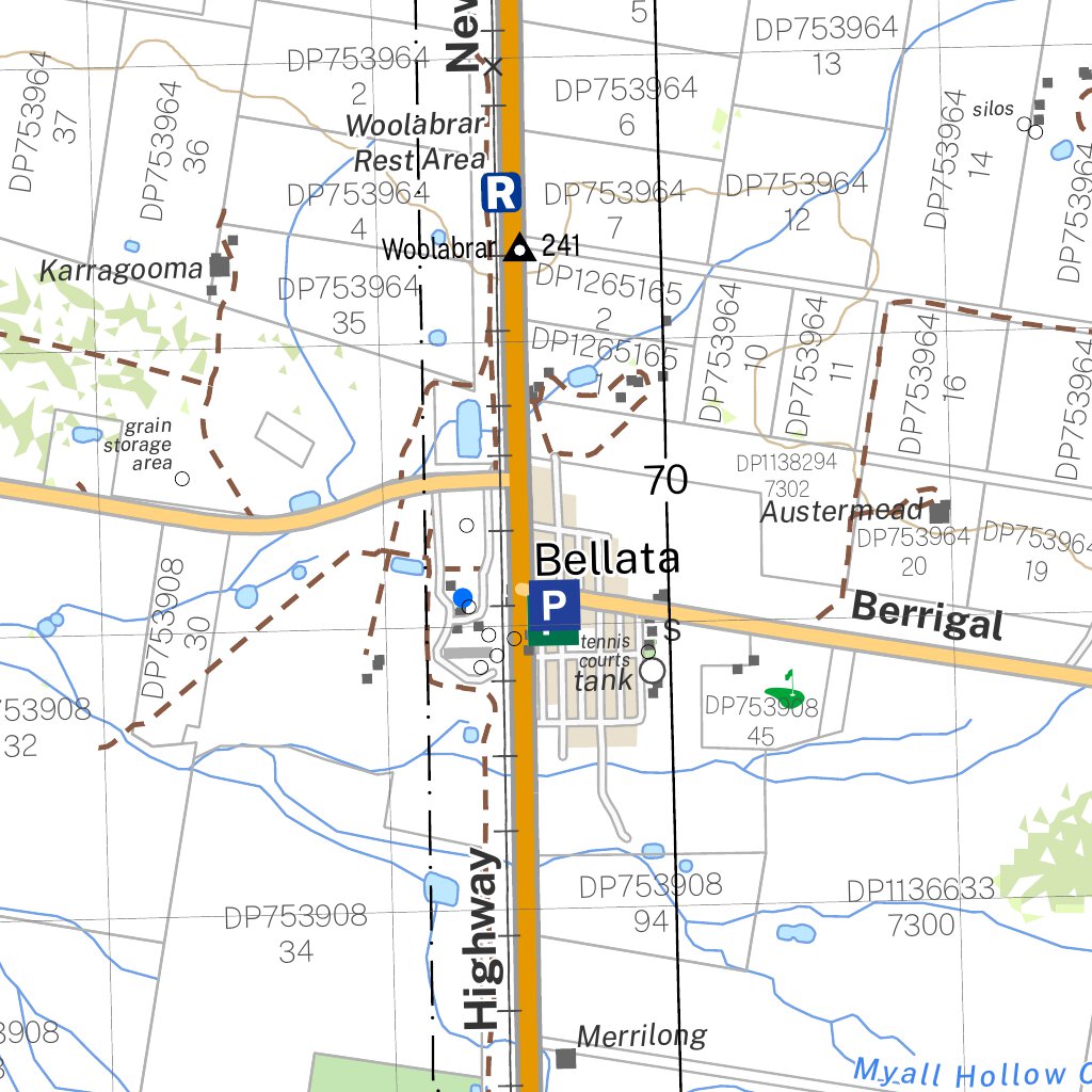 Bellata 8838-S Map by NSW Government Spatial Services | Avenza Maps