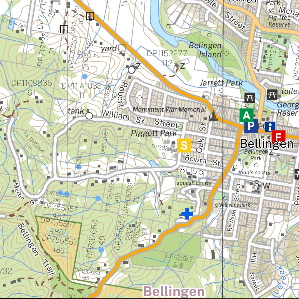 Bellingen 9437-2S Map by NSW Government Spatial Services | Avenza Maps