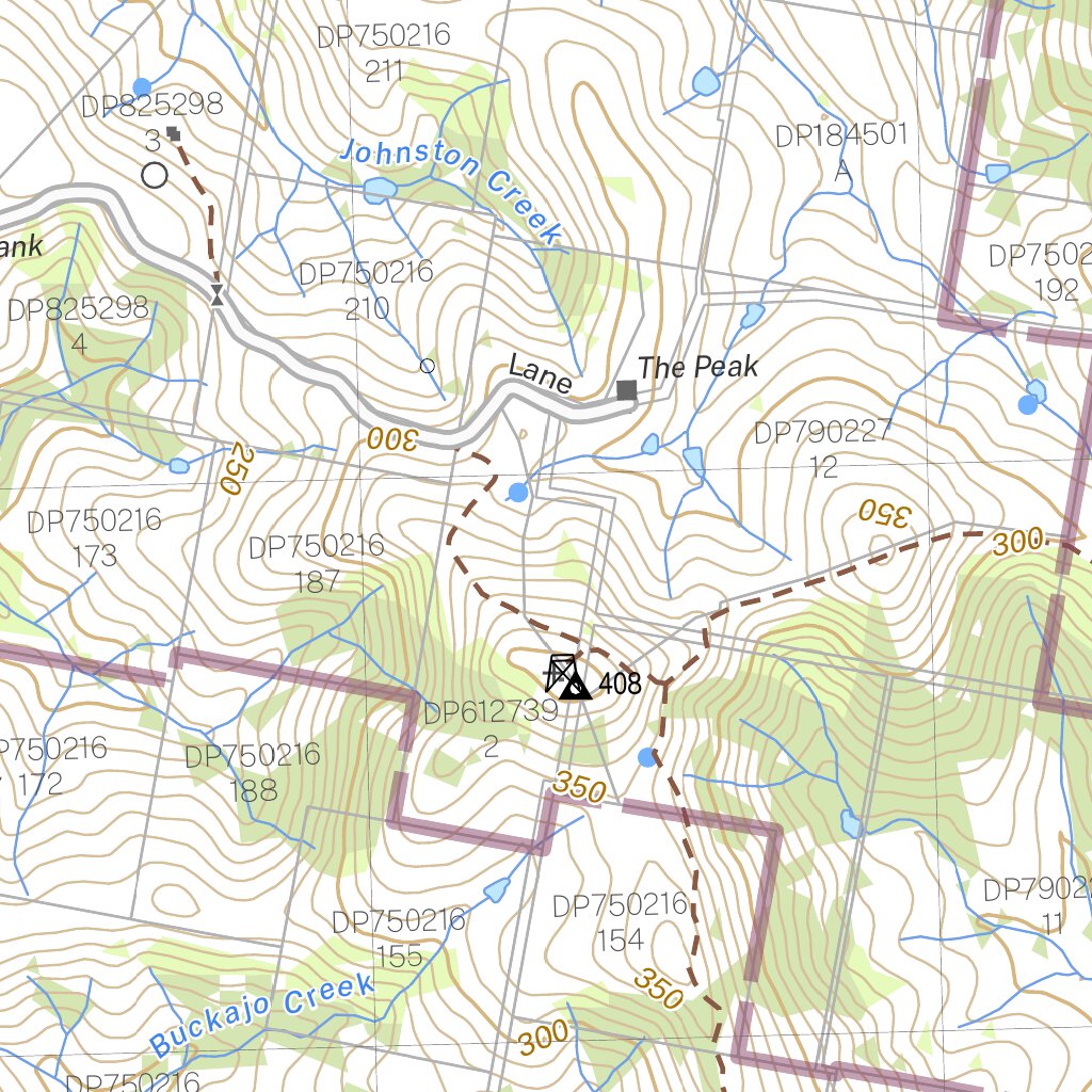 Bemboka 8824-4S Map by NSW Government Spatial Services | Avenza Maps